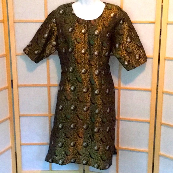 Dresses | Shimmery Kurta Brocade Straight Tunic | Poshmark